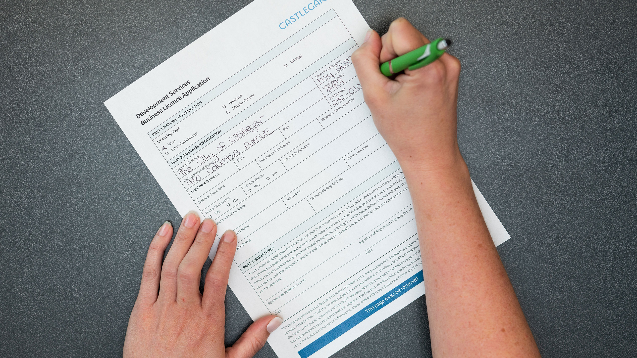 Apply for a Business Licence - City of Castlegar
